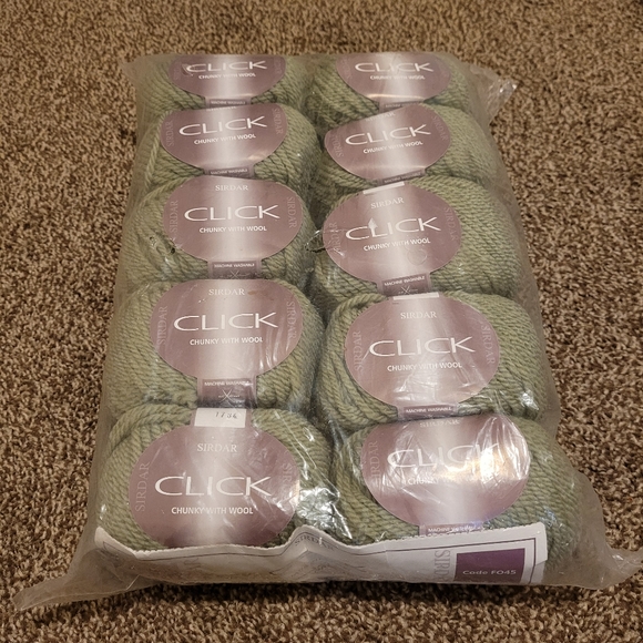 Sirdar Click | Other | Sirdar Click Chunky Wool Yarn Lot Of Green Apple ...
